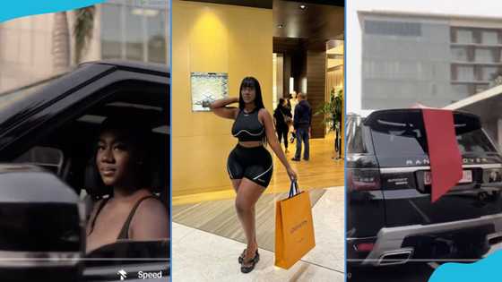 Lil Win's Wife Drives Brand New GH¢500k Toyota Land Cruiser Prado In ...