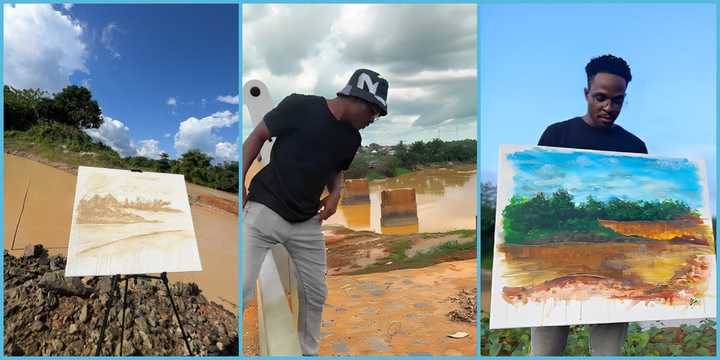 Ghanaian Artist Paints Using Galamsey-Polluted Pra River: “It Conveys A ...