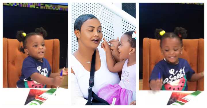 Nana Ama McBrown: Baby Maxin Looks All Grown Up, Pretends To Be A ...