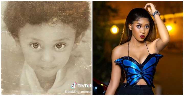 Jackline Mensah: 'Childhood' Photo Of TikTok Goddess When She Was A ...