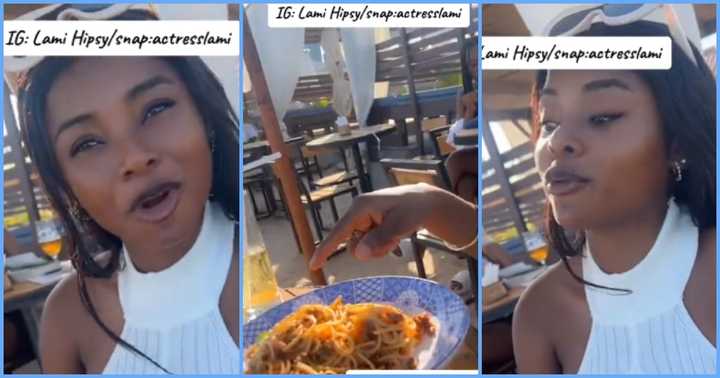 Ghanaian Lady Buys Spaghetti Dish For Gh¢250, Fumes In Public Over The ...