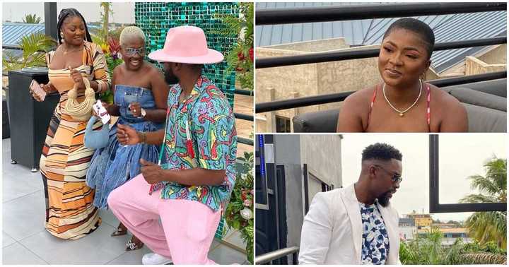 Ahoufe Patri Goes Braless As She Rocks A Short Pink Dress For Easter ...