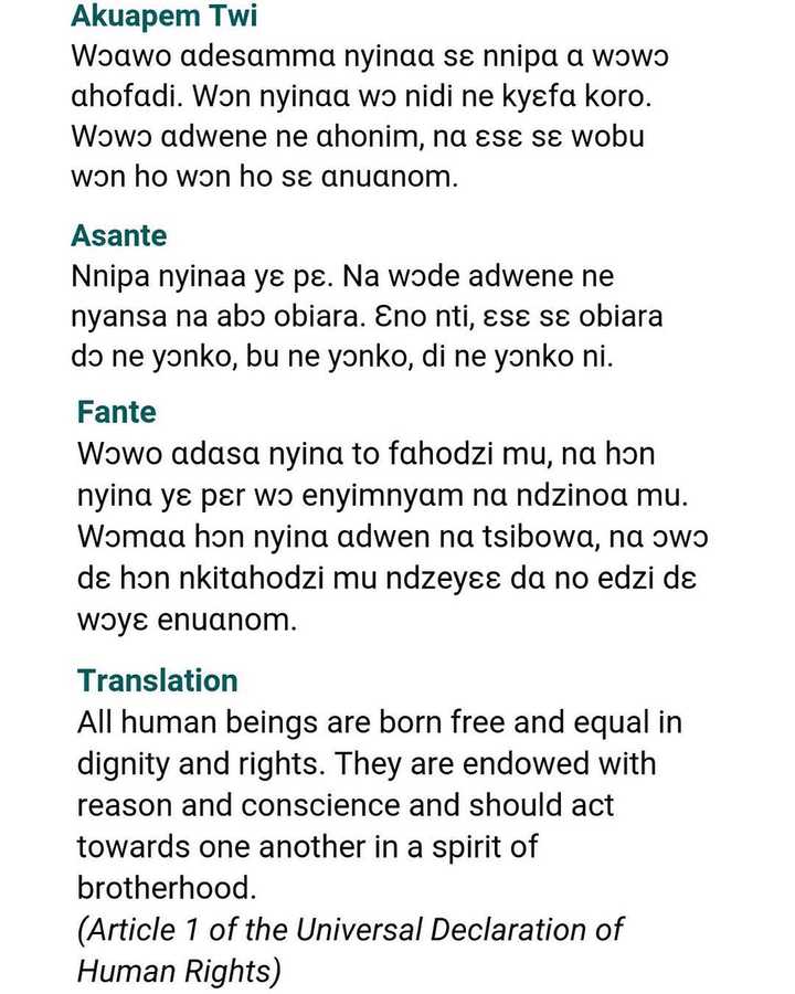 Akuapem Twi: basic phrases and interesting facts - YEN.COM.GH