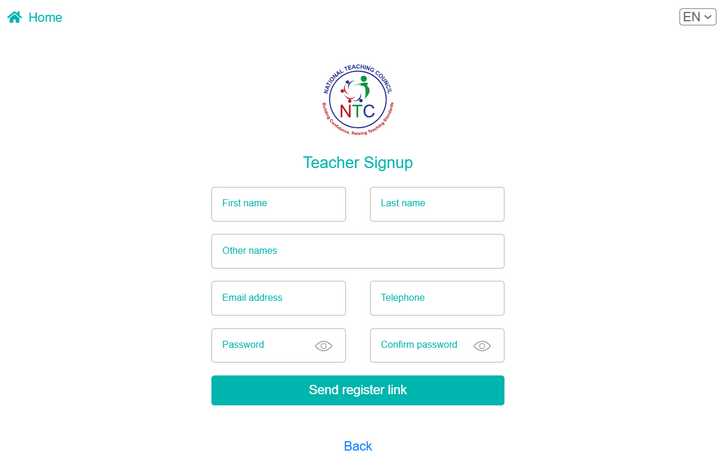NTC portal: How to register and activate a pending account, log in ...