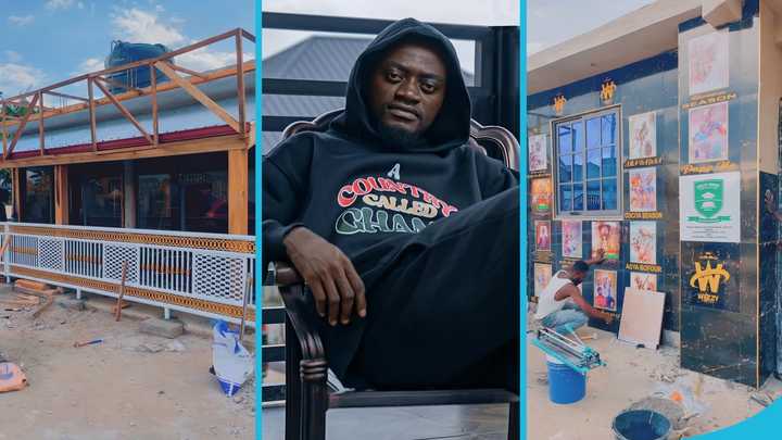 Lil Win Covers Wall Of His Barbershop With His Awards And Movies, Video ...