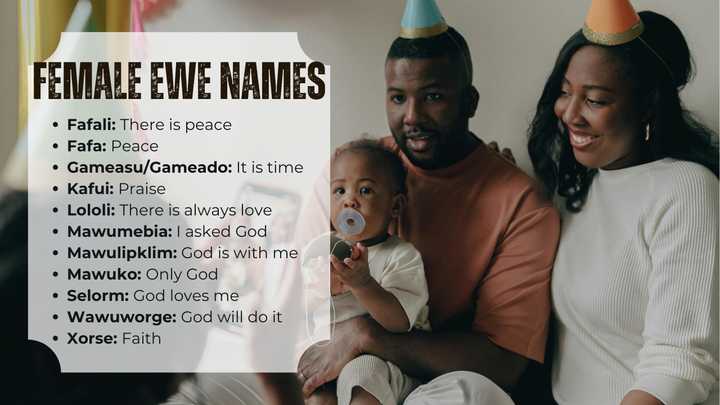 200+ Ewe names for baby boys and girls and their meanings - YEN.COM.GH