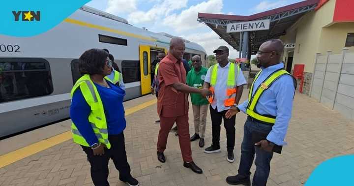 Ghana Railway Development Authority Launches Passenger Train Services ...