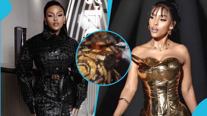 Young, Famous And African Star Kefilwe Mabote Burns Versace Clothes ...