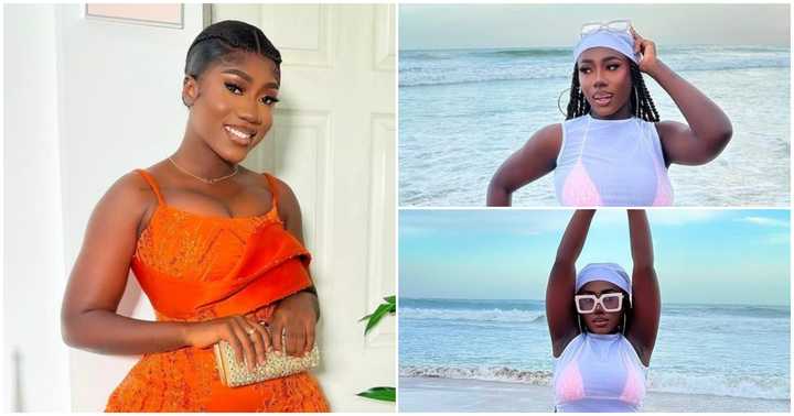 Hajia Bintu Flaunts Thick Thighs And Smooth Skin In 2-Piece Swimwear ...