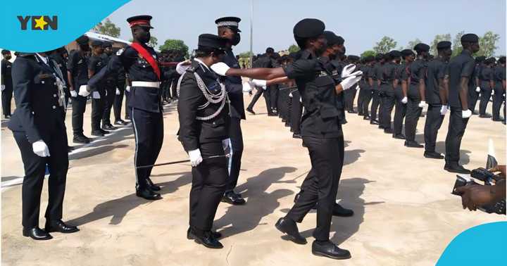 Newly Graduated Police Officers Celebrate in High Spirits at Ghana ...