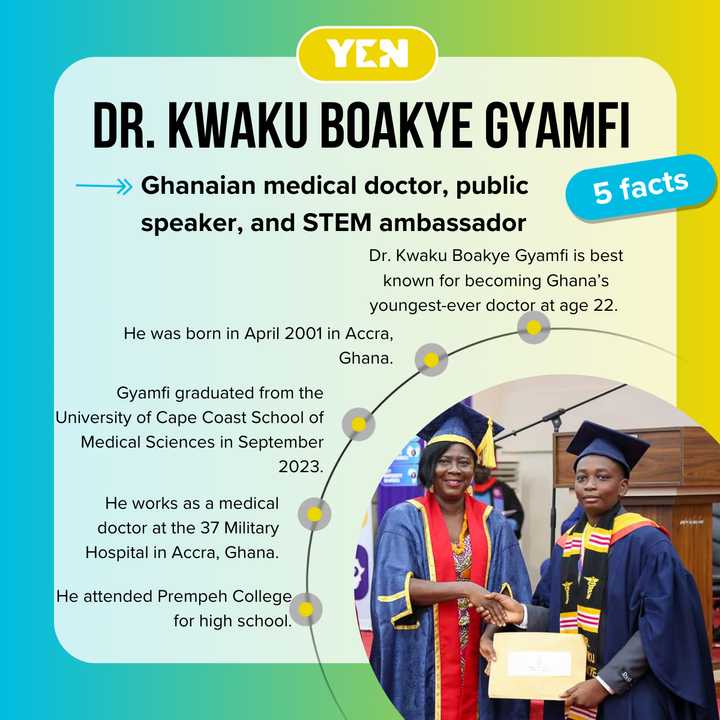 Meet Dr Kwaku Boakye Gyamfi, who holds the record of Ghana's youngest ...