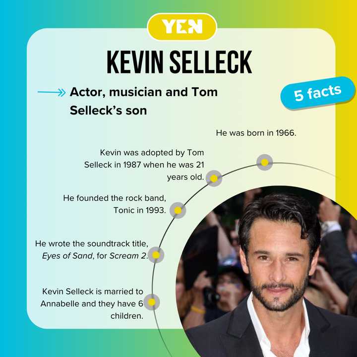 Kevin Selleck: Everything you need to know about Tom Sellek's adopted son - YEN.COM.GH