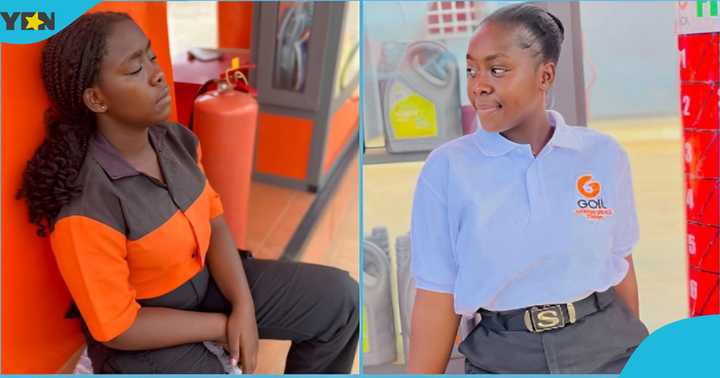Ghanaian Lady Cries Out Over Her Work As A Pump Attendant: "All My SHS ...