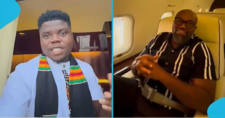 Ghanaian YouTuber Wode Maya Makes His 1st Private Jet Trip, Video ...
