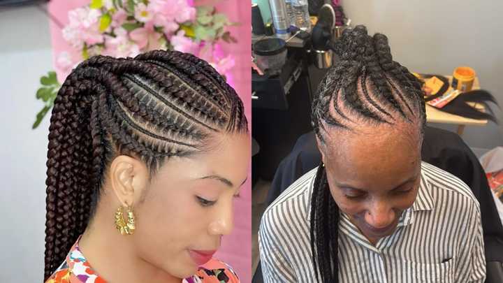 45+ latest Ghana weaving shuku hairstyles for ladies to rock in 2024 ...
