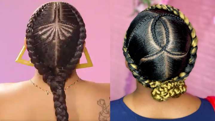 60+ stunning two braids hairstyles to spruce up your look - YEN.COM.GH