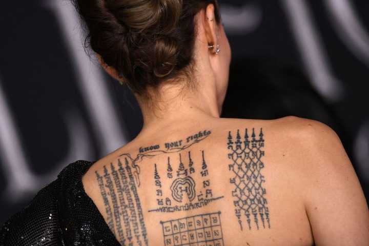 A list of all Angelina Jolie's tattoos and their meanings (with photo ...