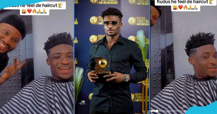 Mohammed Kudus: Ghanaian Footballer Gets Fresh Haircut In Video, Looks ...