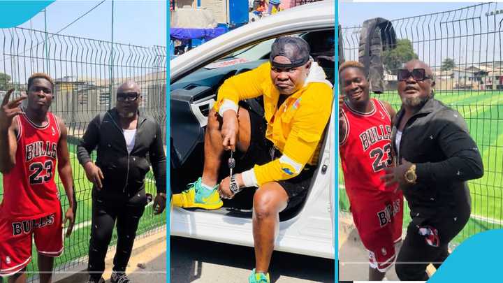Bukom Banku Bonds With His Son Ambitious Tilapia As He Pays Him ...