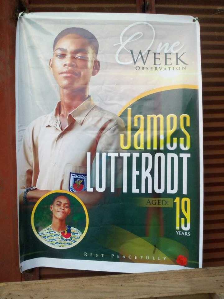 James Lutterodt: One-Week Observation Poster of Late Ketasco NSMQ ...