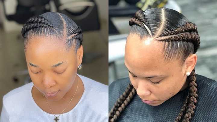 60+ stunning two braids hairstyles to spruce up your look - YEN.COM.GH