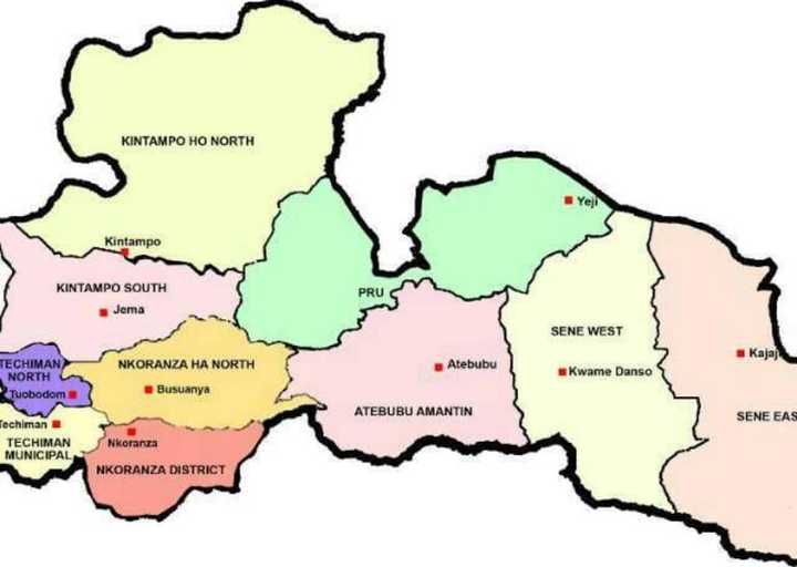 Bono East Region: districts, towns, tribes, languages, culture - YEN.COM.GH