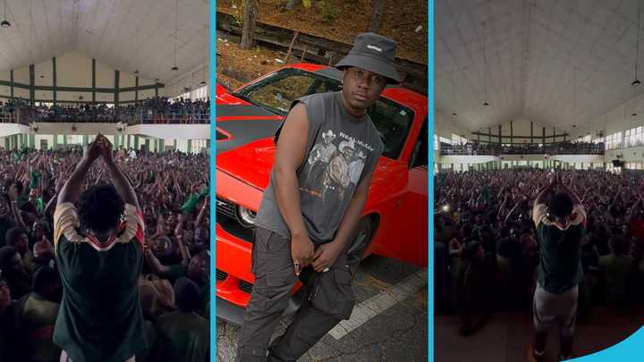 Kweku Smoke Performs At Prempeh College, Gets Rousing Welcome, Video ...