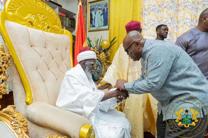 Akufo-Addo And Rebecca Celebrate Chief Imam As He Marks 104th Birthday ...
