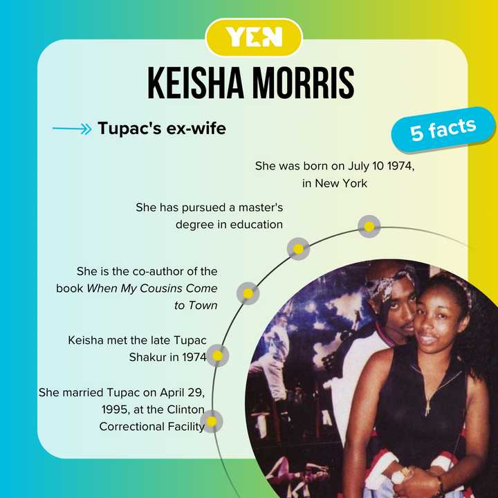 Meet Keisha Morris, Tupac's ex-wife: where is she today? - YEN.COM.GH