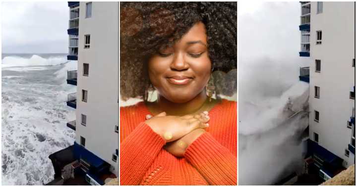 Tidal Waves Demolish A Hotel's Balcony Making Several Netizens ...