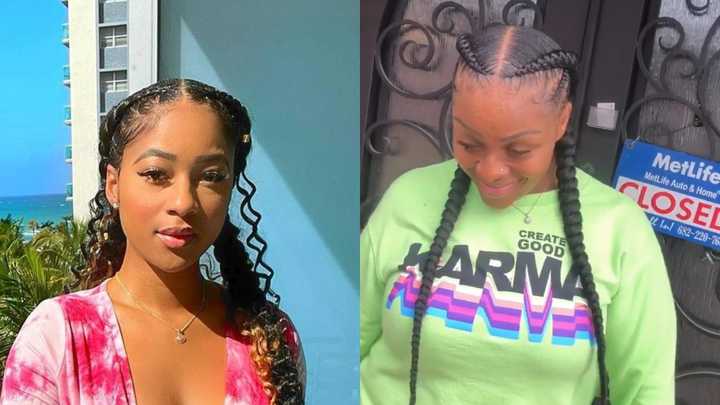 60+ stunning two braids hairstyles to spruce up your look - YEN.COM.GH