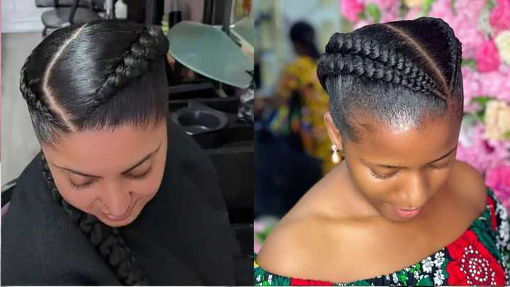 60+ stunning two braids hairstyles to spruce up your look - YEN.COM.GH