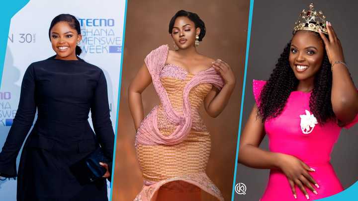 2023 GMB Winner Selorm Looks Gorgeous In Stylish Gown Designed Like A Woven Basket - YEN.COM.GH