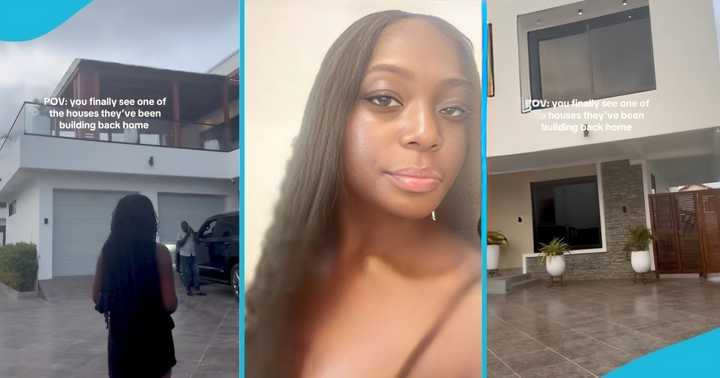 Lady Sees the House Built by Her Parents Back in Ghana, Emotional Video ...