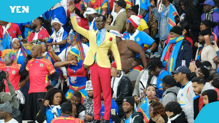 Viral DR Congo Fan at AFCON Spotted Partying with Moroccan Dancer - YEN ...