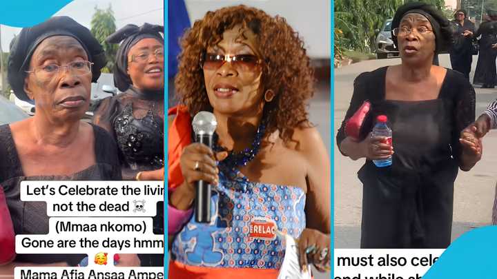 Afia Ansaa Ampene: Mmaa Nkomo Host Appears at Daddy Lumba’s Residence to Mourn with His Family ...