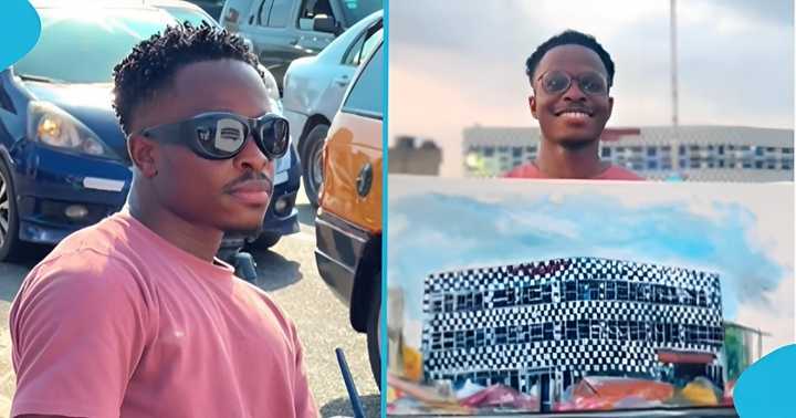 Enil Art: Young GH Artist Honoured By A Popular Restaurant After His ...