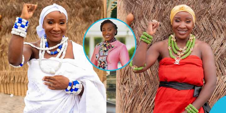 Naa Ashorkor: TV3 Presenter Looks Elegant In A Pink Long-Sleeve African ...