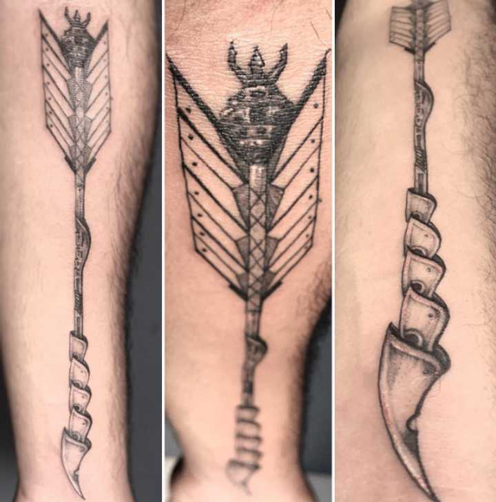 20 bold arrow tattoo design ideas for inspiration (Meaning explained ...