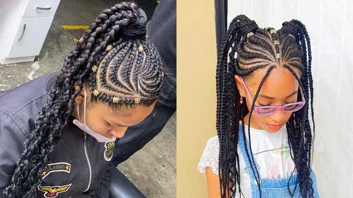 45+ latest Ghana weaving shuku hairstyles for ladies to rock in 2024 ...